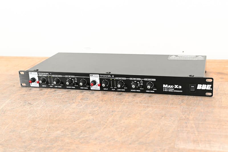 BBE Max-X3 2-Way Stereo / 3-Way Mono Crossover CG008RN | Reverb