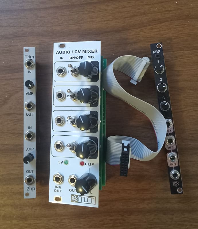 MST Synthrotek Audio/CV Mixer, Synthrotek Mixer & 2HP Trim | Reverb