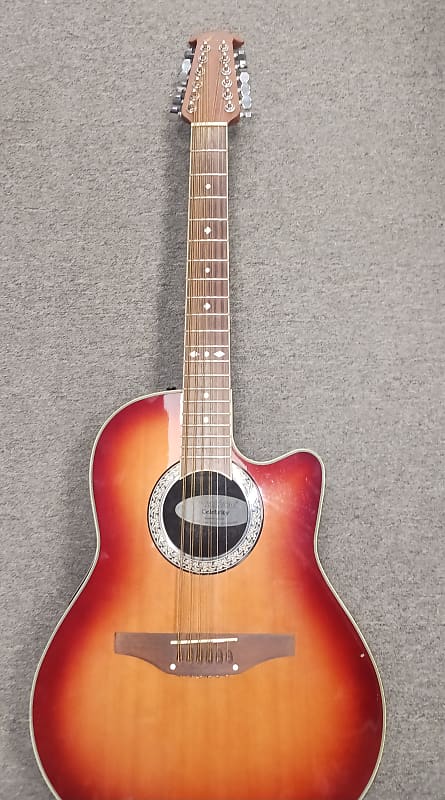 Ovation Celebrity 12 string electric acoustic | Reverb