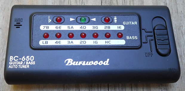 Burswood BC-650 Digital Processing Guitar/Bass AUTO TUNER | Reverb