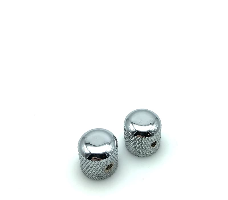 Fender Domed Telecaster Knobs Chrome | Reverb