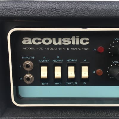 Acoustic model 470 Bass/Guitar vintage amplifier | Reverb