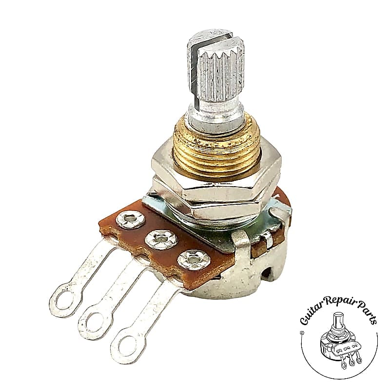 Bourns 250k Mini Potentiometer, Linear Taper, Split Shaft | Reverb