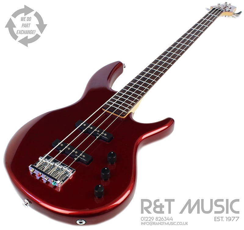 Overwater Aspiration Standard Bass Guitar in Candy Apple Red | Reverb