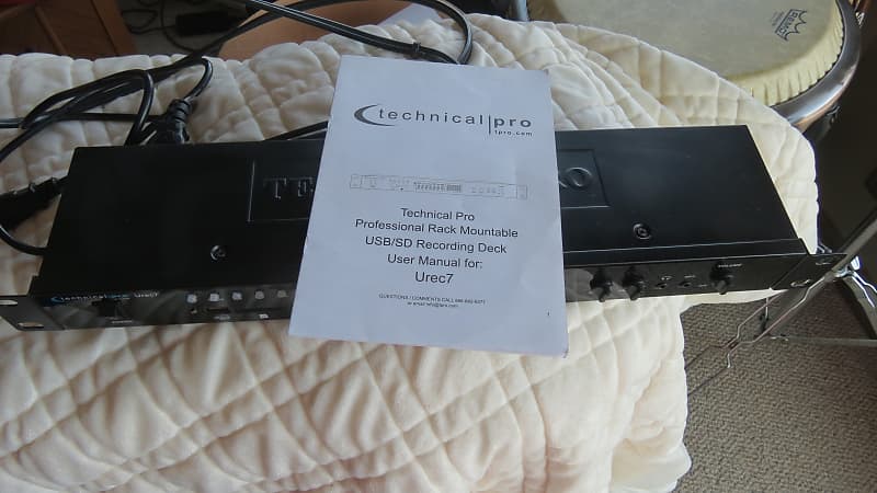 Technical Pro Recording Deck USB/SD Urec7 | Reverb