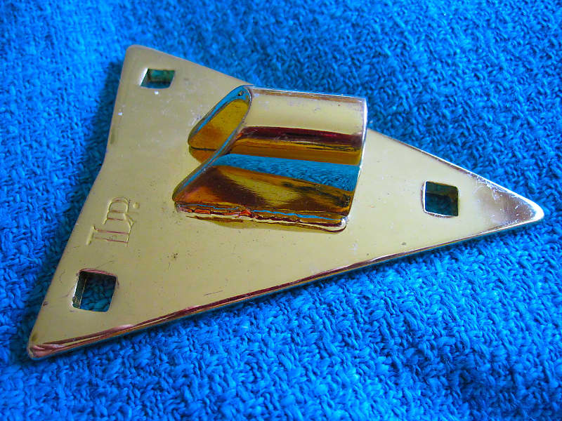 LP Gold Conga Lug Side Plate - NOS | Reverb