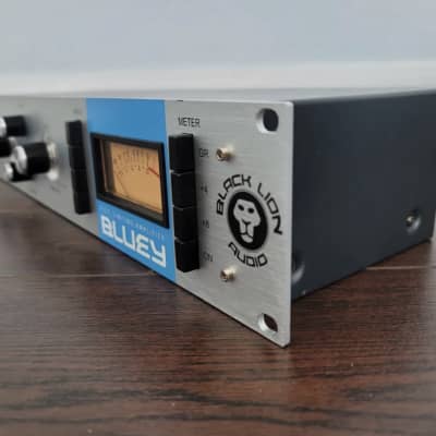 Black Lion Audio 1176 compressor BLUEY - Blue Stripe & Silver | Reverb
