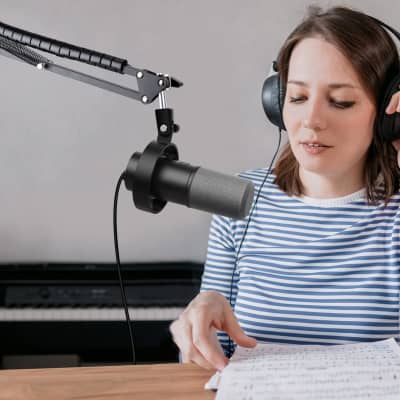 Boom Arm Compatible With Fifine Dynamic Microphone (K688), | Reverb
