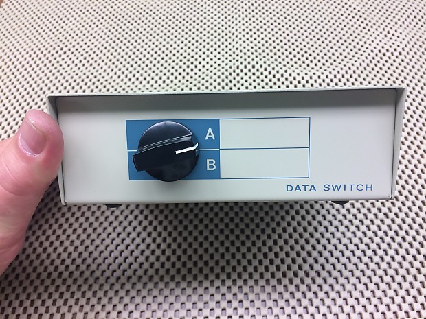 MIDI AB Box Switch Switcher Box 5 Pin DIN A/B with DB9 Also | Reverb