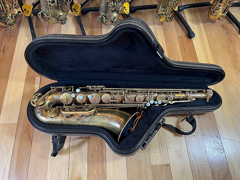 Rampone & Cazzani R1 Tenor Saxophone Raw Brass | Reverb
