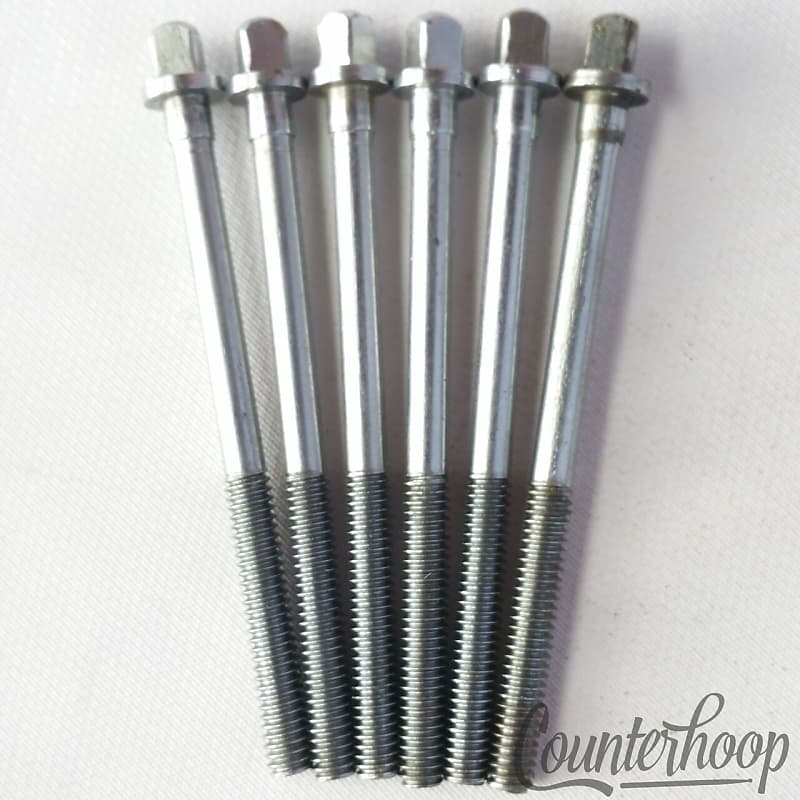 *Slingerland 6x Tension T-Rods 3" Floor Tom Drum Chrome | Reverb