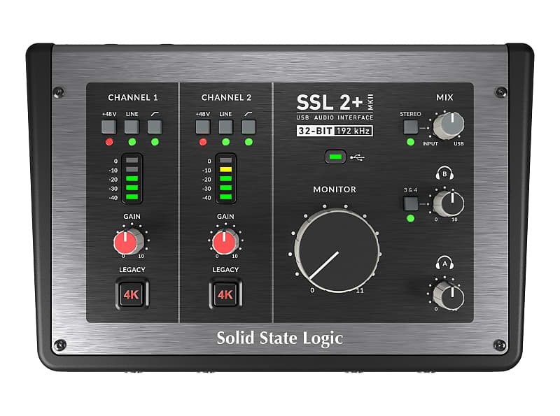 Solid State Logic SSL 2+ MKII USB Audio Interface | Reverb