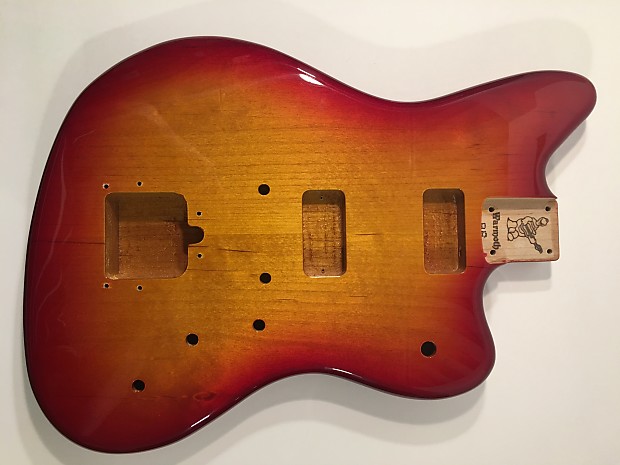 Warmoth Jazzmaster 2016 Cherry Burst | Reverb