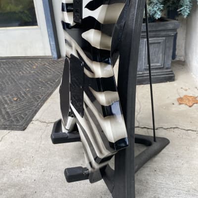 1988 B.C. Rich USA Warlock - Zebra | Reverb