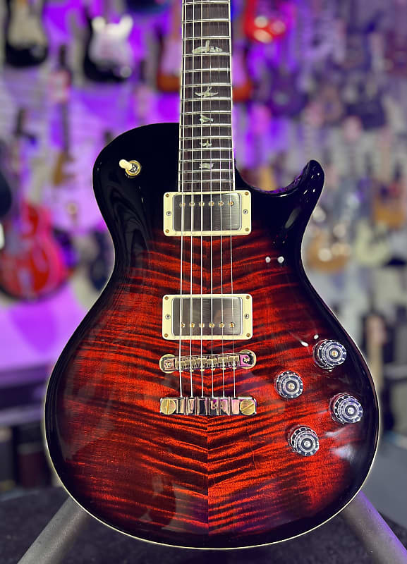 PRS Singlecut 594 - 10 Top - CC, Fire Red Smokeburst w/ | Reverb
