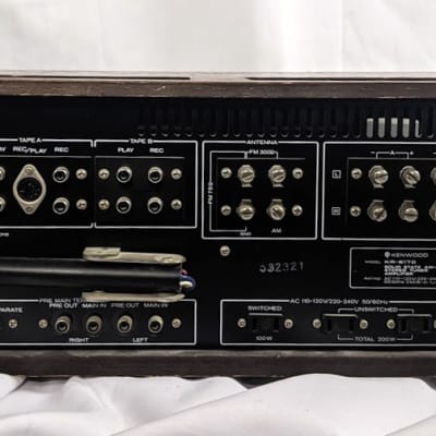 Vintage 70's Kenwood KR 6170 "Jumbo Jet" Stereo Tuner | Reverb