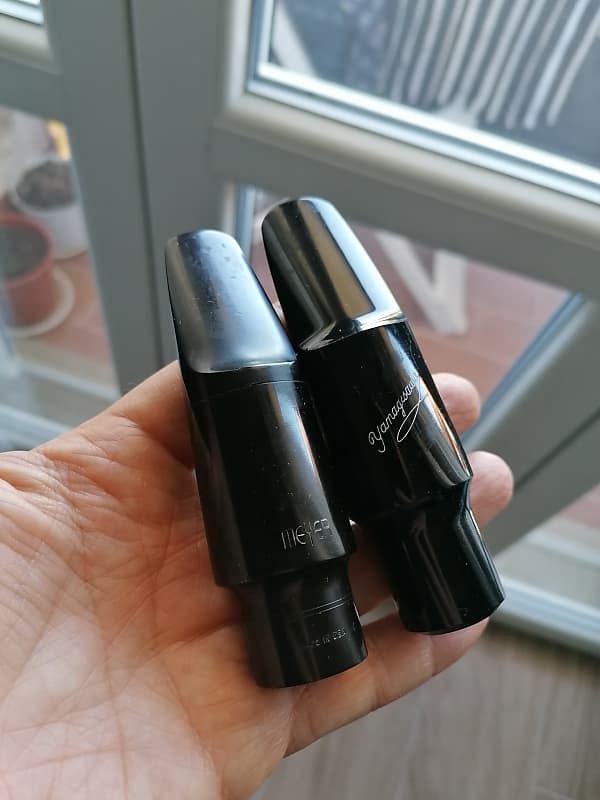 Yanagisawa-Meyer two hard rubber mouthpieces for tenor | Reverb
