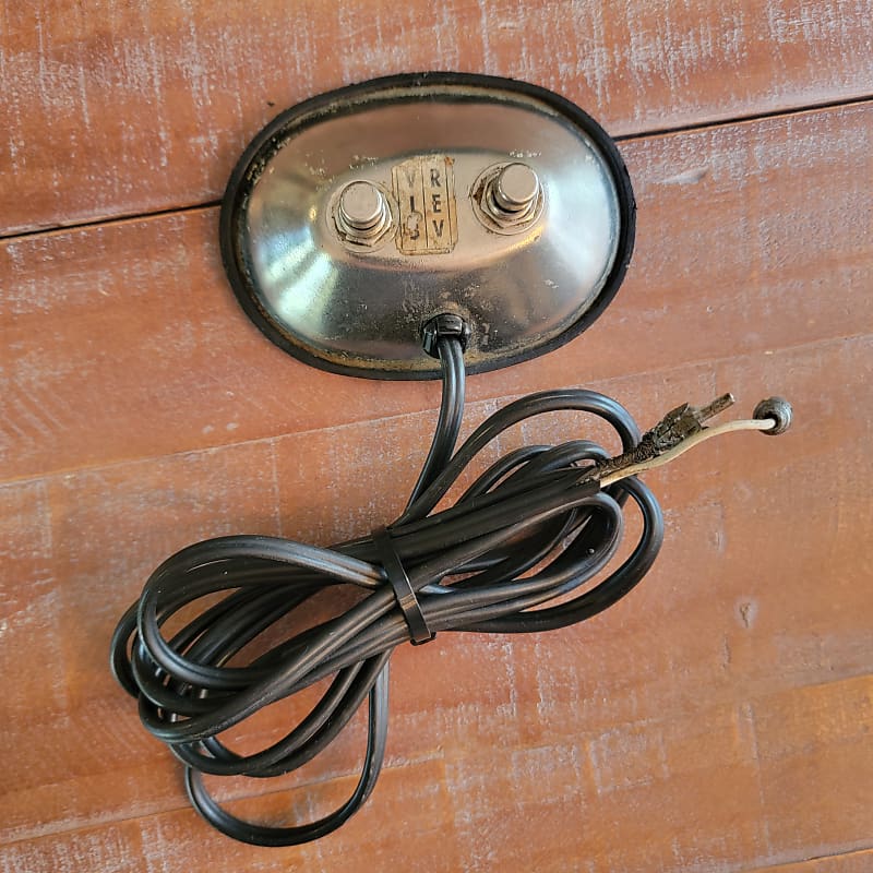 Fender Vintage 2 Button Silverface Footswitch 1960s/70s | Reverb