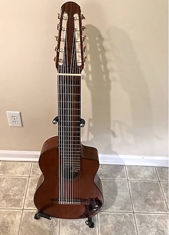 Cathedral 10 string clasical guitar 2013 with midi pickup | Reverb