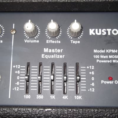 Kustom KPM4100 Powered 4 Ch 100W PA Mic Mixer | Reverb