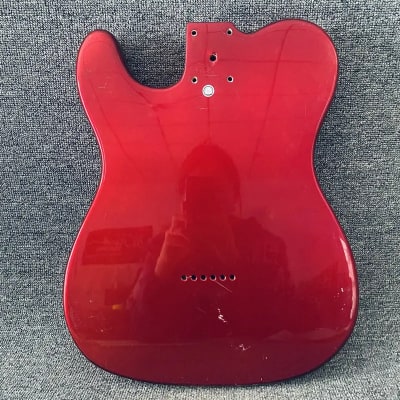 Metallic Red Tele Telecaster Style Guitar Basswood Body | Reverb