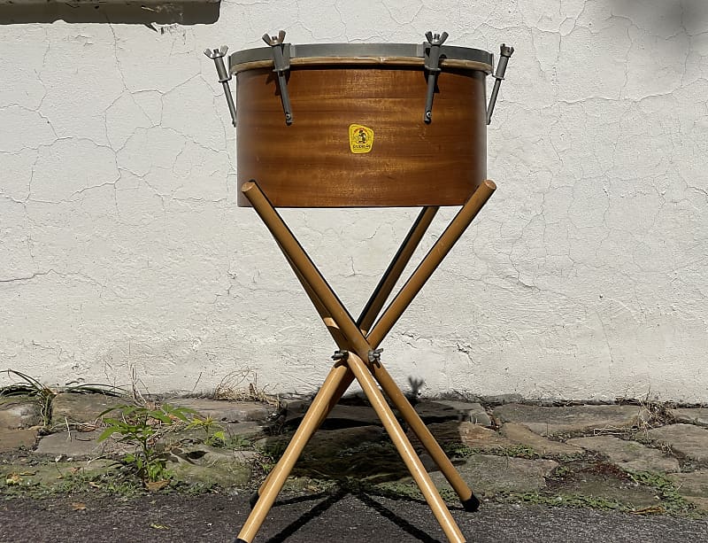 Vintage Studio 49 14" Orff Tunable Timpani W Stand | Reverb