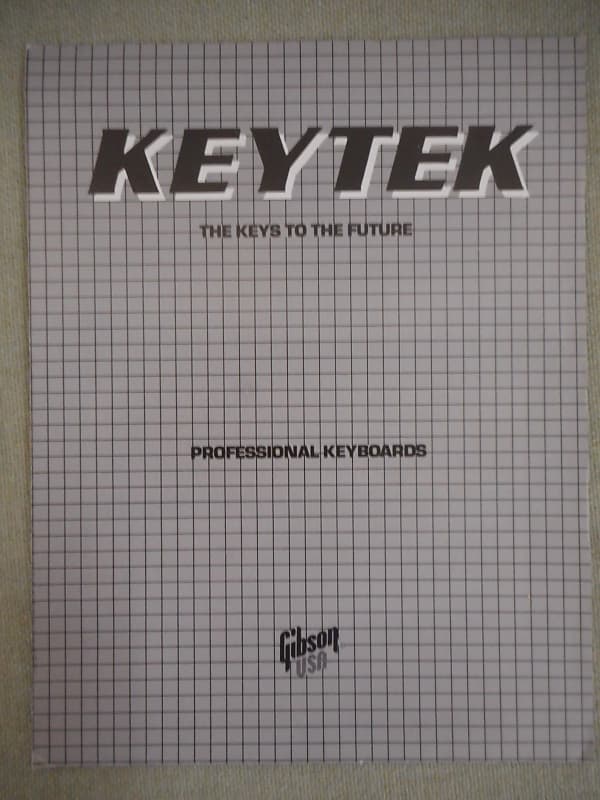 Gibson KeyTek Sales Brochure 1987 | Reverb