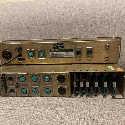 Ampex AM10 1970s-1980s VU meter and six-channel preamp mixer | Reverb