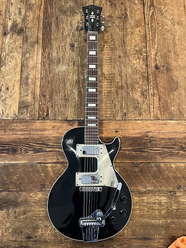Hofner Singlecut 4579 1970's black with case | Reverb