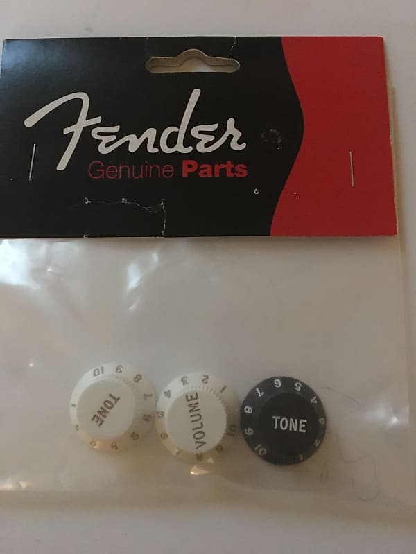 2017 Fender Stratocaster knobs mixed set | Reverb UK