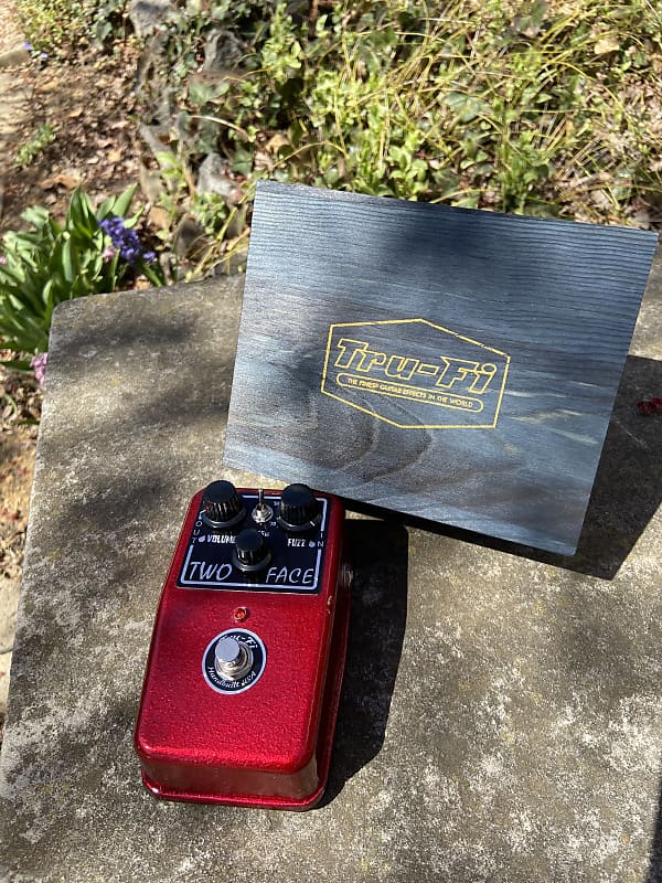 Tru-Fi Two Face Fuzz 2023 - Candy Apple Red | Reverb