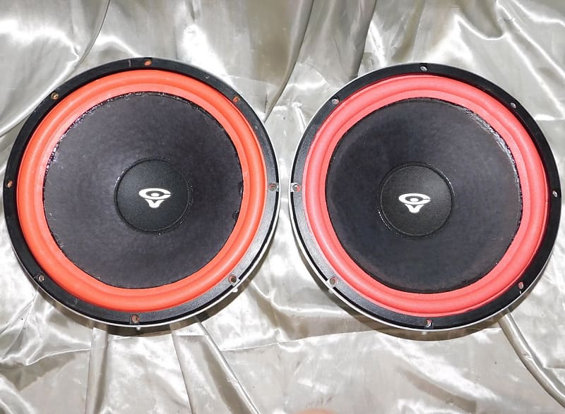 Cerwin Vega CVW12 12" woofers pair refoamed | Reverb