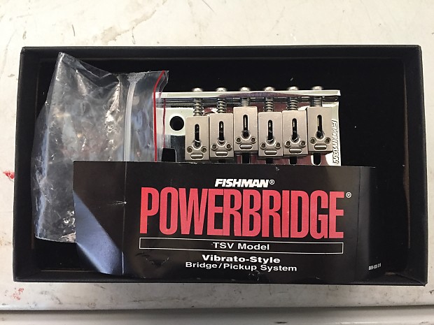 Fishman TSV Powerbridge for Stratocaster Nickel Chrome | Reverb
