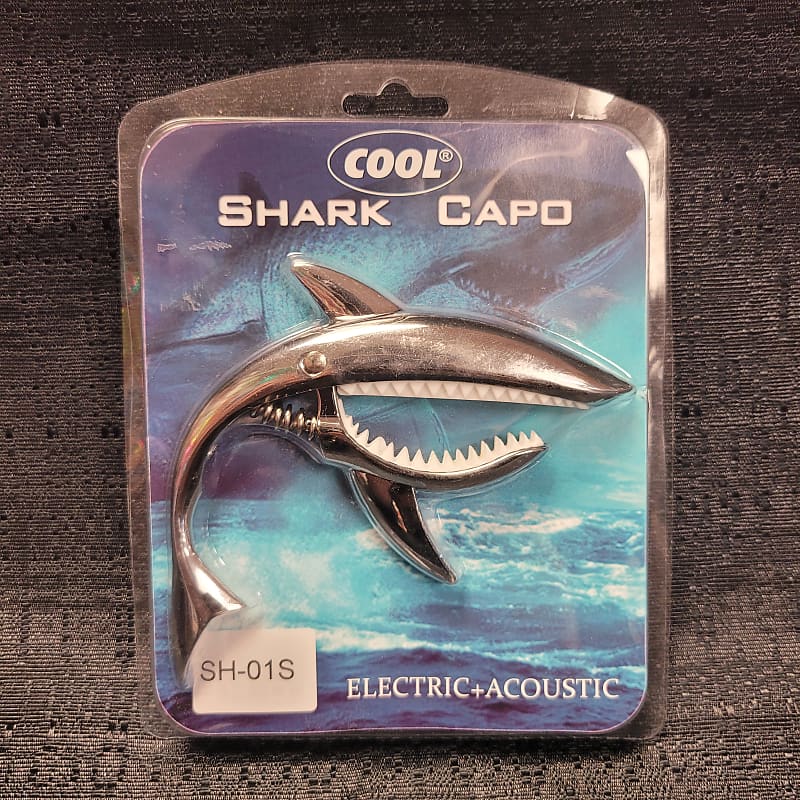 COOL Silver Shark Capo | Reverb