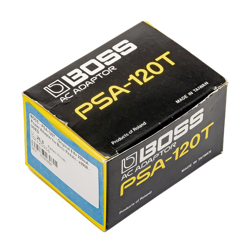 BOSS - PSA-120T - Original 9.6v 200mA Power Adapter for Boss | Reverb