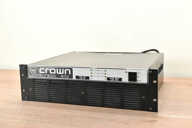 Crown Com-Tech 810 2-Channel Power Amplifier CG003DJ | Reverb