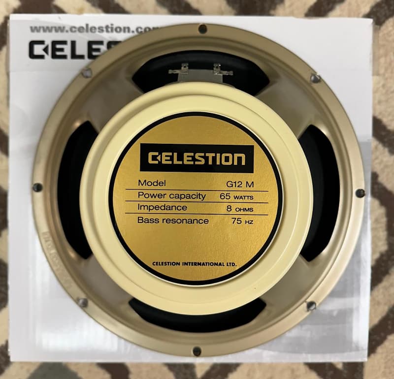 Celestion G12M-65 Creamback 12" 65-Watt 8 Ohm Speaker | Reverb
