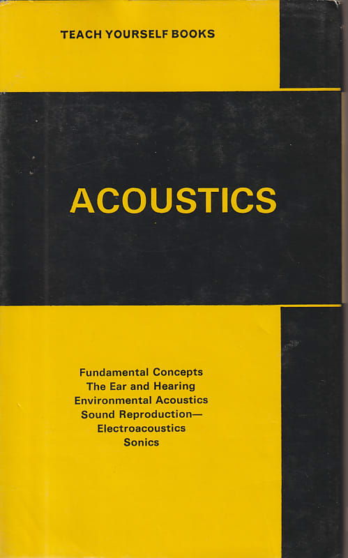 Acoustics teach yourself book 1967 - Hard Cover | Reverb