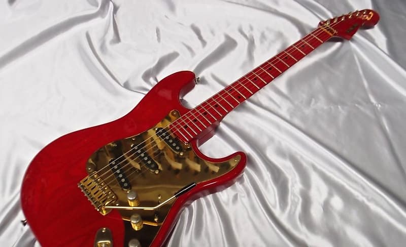 Schecter Stratocaster - Dream Machine 1984 Red Transparent | Reverb