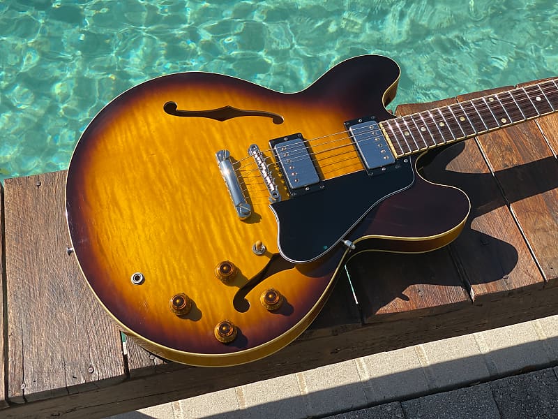Tokai ES-155 SB Tobacco Sunburst ES155SB -Nitro | Reverb Australia