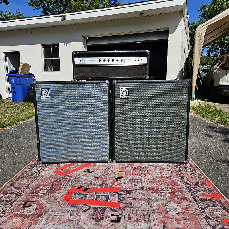 Ampeg V4 1968-1972 100 watt with matching 4x12 cabinets | Reverb