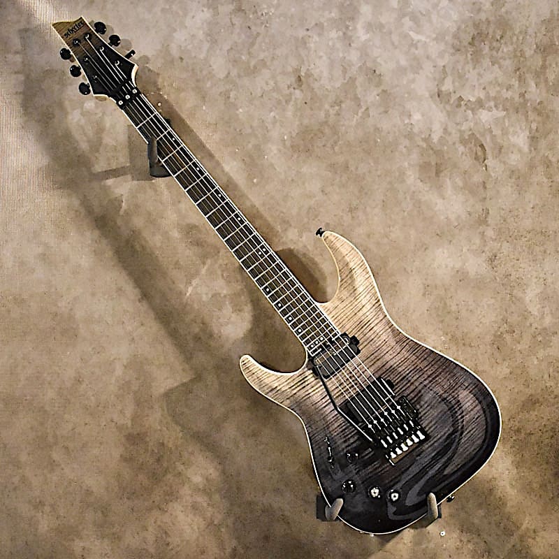 Schecter Left Handed C-1 FR SLS Elite Sustainiac 2018 Black | Reverb