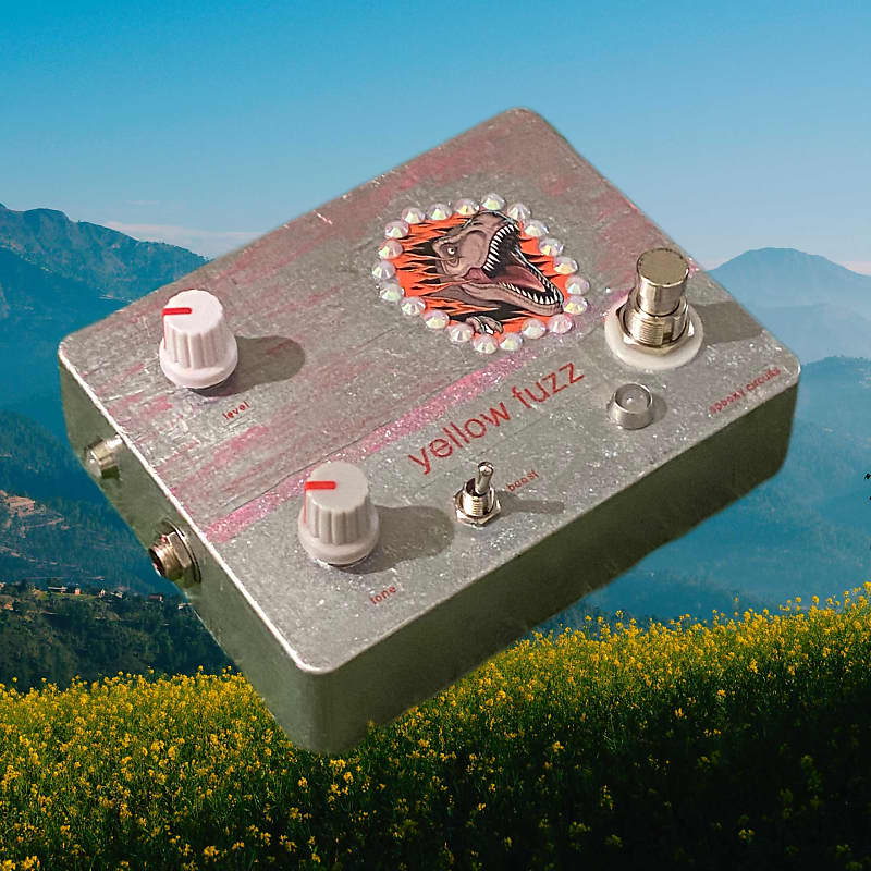 Spooky Circuits Yellow Fuzz 2022 - Pink Dino | Reverb