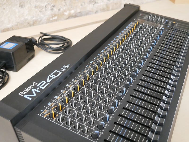 Roland • M-240 (1987) – 24 inputs analog mixer | Reverb UK
