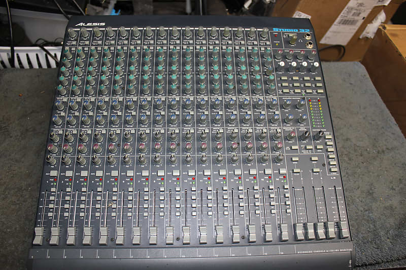 Alesis Studio 32/Rackmountable Mixer W/16 XLR Channels | Reverb