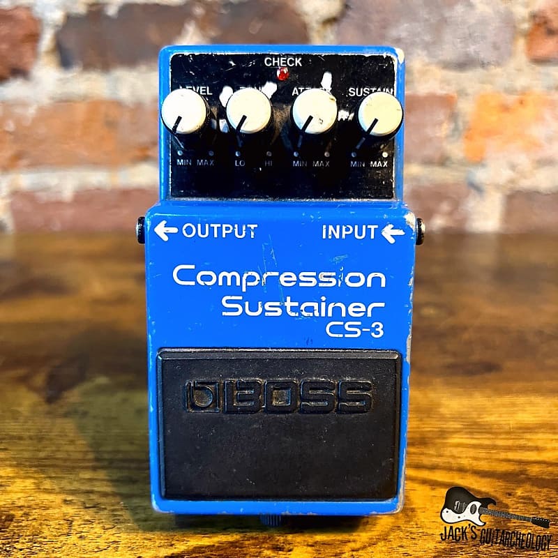 Boss Compression Sustainer CS-3 *USED* (1990s - Blue) | Reverb