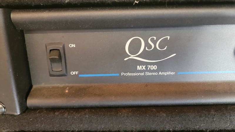 QSC MX 700 stereo power amp | Reverb