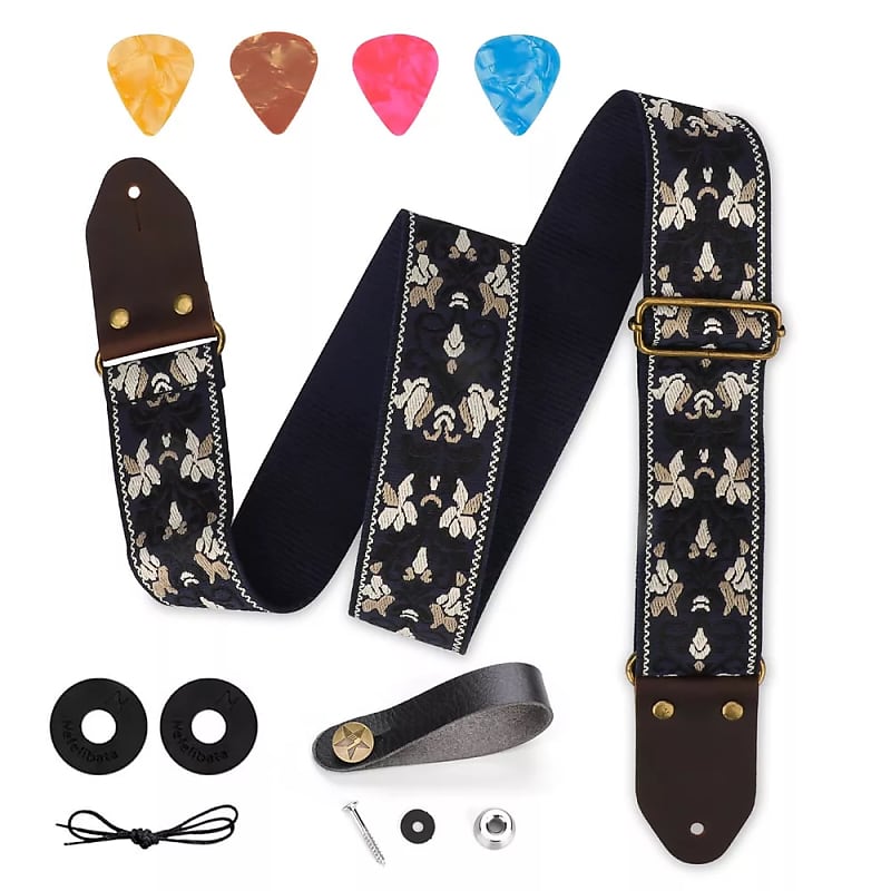 Guitar Strap Soft Cotton Acoustic Electric Guitars Bass Belt | Reverb