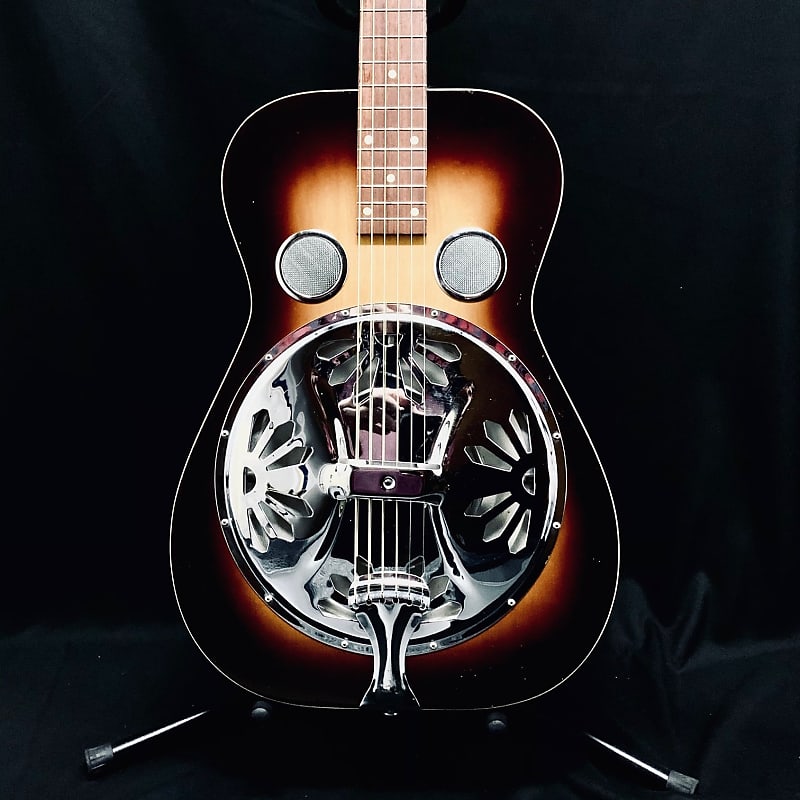 1998 Dobro Deluxe Resonator - Square Neck slide guitar | Reverb