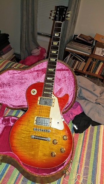 Tokai Reborn Old LS 120 1980 Cherry Sunburst | Reverb